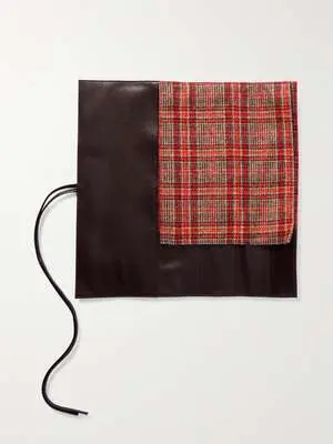 Wolf Wm Textured Vegan Leather Knife Roll