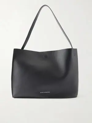 Studio Nicholson Leather Tote - Black