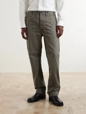 Ralph Lauren Stanton Straight-leg Cotton-twill Trousers