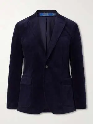 Polo Ralph Lauren Stretch Cotton-corduroy Suit Jacket - Navy
