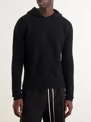 Rick Owens Cashmere-blend Hoodie