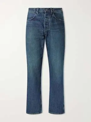 Ralph Lauren Richmond Straight-leg Striped Jeans - Blue