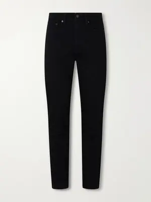 Rag & Bone Fit 2 Authentic Stretch Straight-leg Jeans - Black