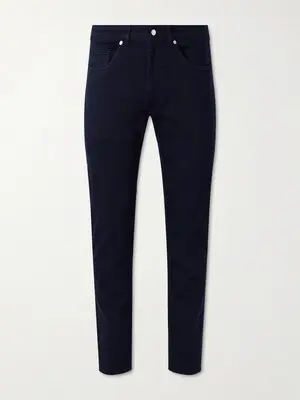 Peter Millar Fairfield Garment-dyed Straight-leg Jeans - Blue