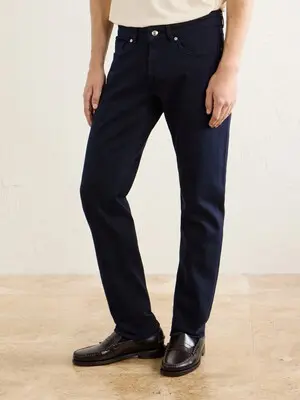 Peter Millar Fairfield Garment-dyed Straight-leg Jeans - Blue