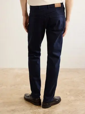 Peter Millar Fairfield Garment-dyed Straight-leg Jeans - Blue
