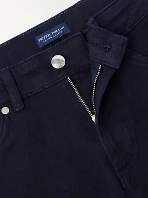 Peter Millar Fairfield Garment-dyed Straight-leg Jeans - Blue