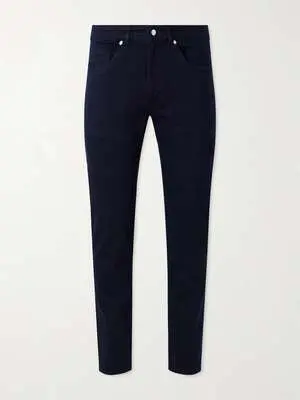 Peter Millar Fairfield Straight-leg Garment-dyed Jeans - Navy