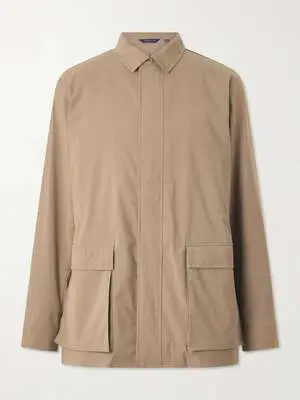 Peter Millar Wooster Wool-blend Gabardine Jacket - Beige