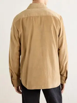 Moncler Cotton-corduroy Shirt - Neutrals
