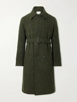 Oliver Peoples Morgan Double-breasted Wool Coat - Green