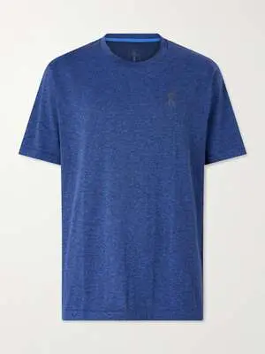 On Train Auraflex Recycled-jersey T-shirt - Blue