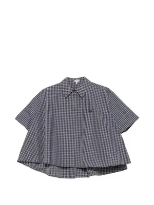 Loewe Cotton Trapeze Shirt - Black