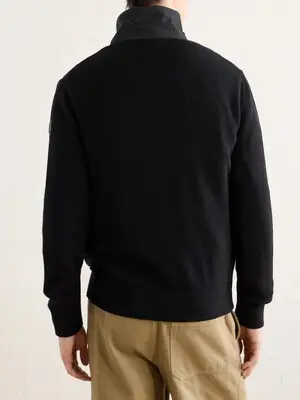 Moncler Wool And Cashmere-blend Zip-up Cardigan