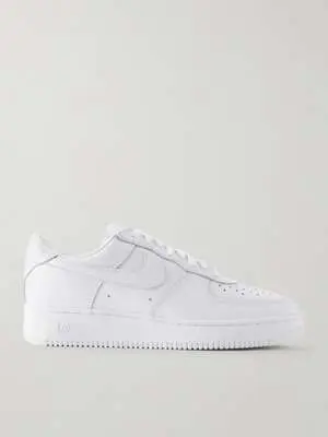 Nike Air Force 1 '01 Leather Sneakers - White