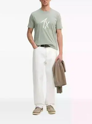 Armani Exchange Logo-print Appliqué T-shirt