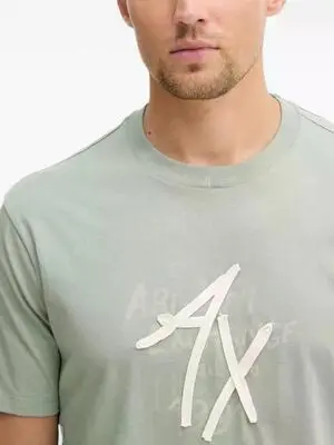 Armani Exchange Logo-print Appliqué T-shirt