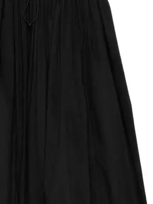 Yohji Yamamoto Gathered Midi Skirt