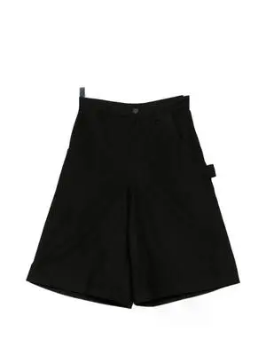 Yohji Yamamoto Wide-leg Shorts - Black