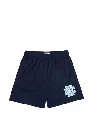 ERIC EMANUEL Ee Basic Logo-print Shorts - Blue