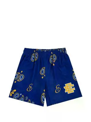 ERIC EMANUEL Ee Basic Paisley-print Shorts - Blue