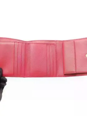 Prada 2010s Saffiano Trifold Wallet
