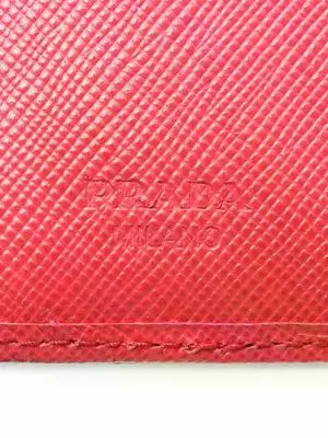Prada 2010s Saffiano Trifold Wallet