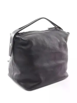 Loewe Leather Top Handle Bag With Detachable Pouch