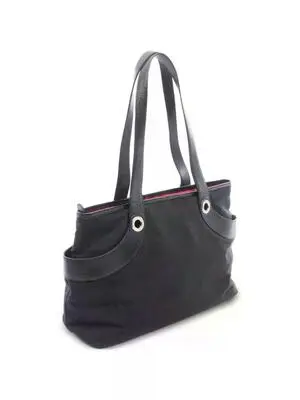 BVLGARI 2010s Logo Mania Canvas Tote Bag