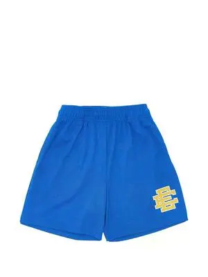 ERIC EMANUEL Logo-print Track Shorts - Blue