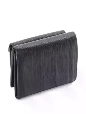 Prada 2010s Vitello Move Trifold Wallet
