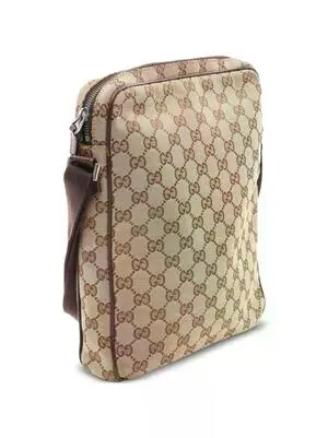 Gucci 2000s Gg Canvas Shoulder Bag