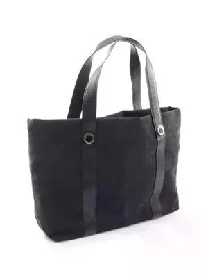 BVLGARI 2000s Logomania Tote Bag - Black