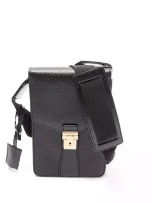 FERRAGAMO 2010s Leather Shoulder Bag - Black