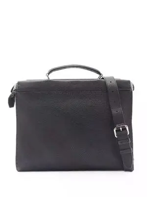 Fendi 2010s Peekaboo Selleria Business Bag - Black