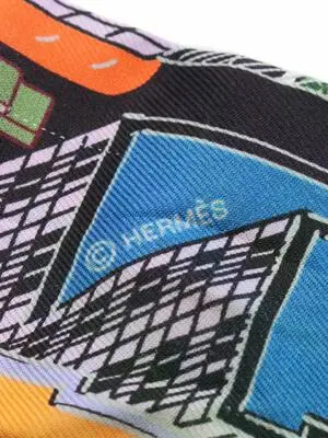 Hermès 2010s Pantin City Scarf