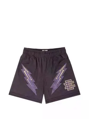 ERIC EMANUEL Mesh Track Shorts - Purple