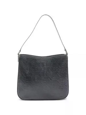 Celine Embossed Logo Shoulder Bag