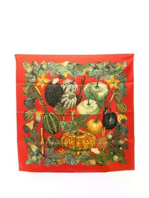 Hermès 2010s Citrouilles & Coloquintes Scarf