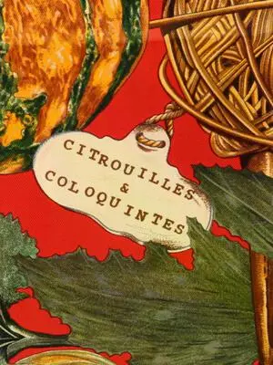 Hermès 2010s Citrouilles & Coloquintes Scarf
