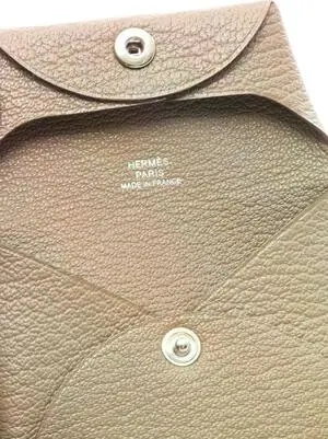 Hermès 2021 Bastia Coin Purse - Neutrals