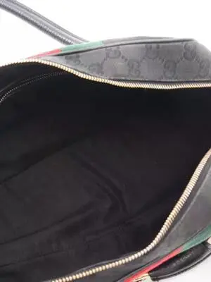 Gucci Horsebit Gg Canvas Handbag