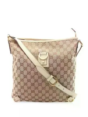 Gucci 2000s Abby Gg Canvas Shoulder Bag - Neutrals