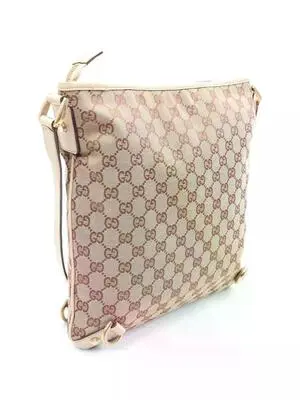 Gucci 2000s Abby Gg Canvas Shoulder Bag