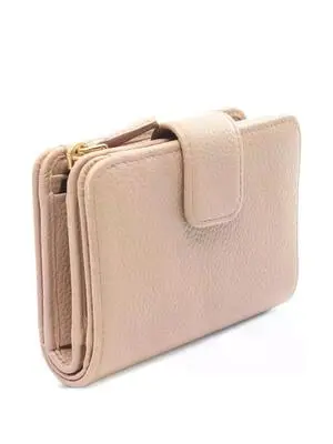 Prada 2000s Bi-fold Leather Wallet - Neutrals