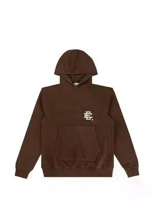 ERIC EMANUEL Logo-print Hoodie - Brown