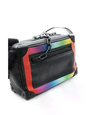 LOUIS VUITTON 2019 Taiga Rainbow Chain Shoulder Bag