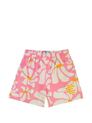 ERIC EMANUEL Floral-print Track Shorts - Pink