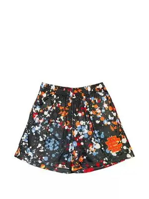 ERIC EMANUEL Graphic-pattern Shorts - Black