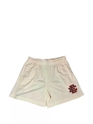 ERIC EMANUEL Logo-print Shorts - Neutrals
